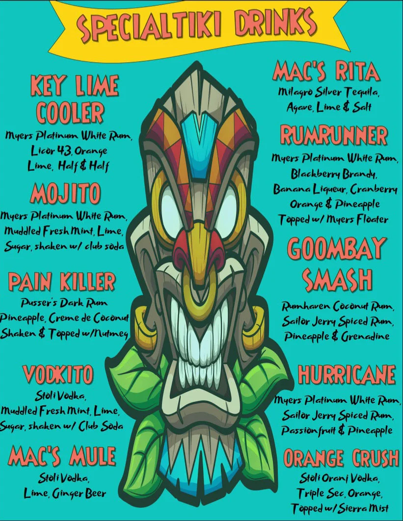 Tiki Bar • Mac's Place Key West